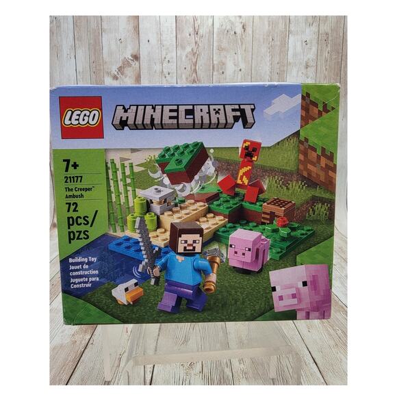 Lego | Toys | Lego Minecraft 2177 The Creeper Ambush 72 Pieces Retired ...